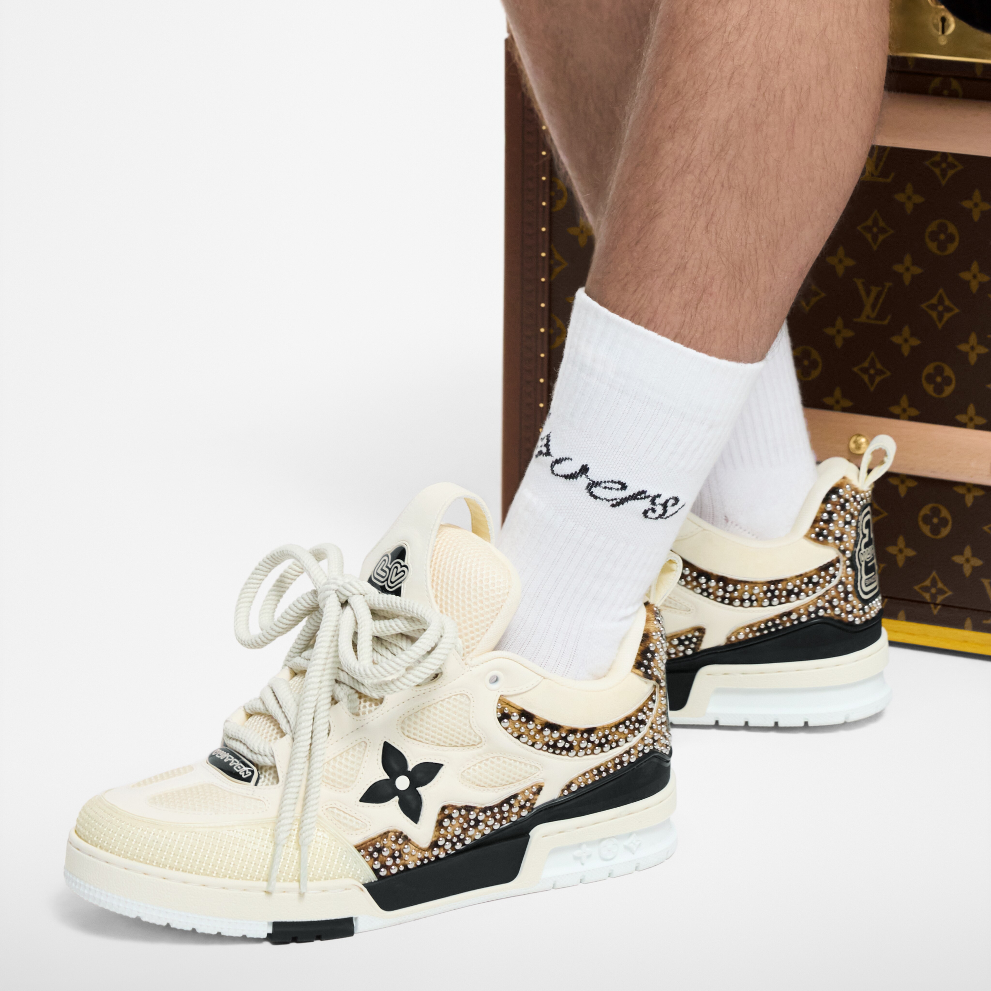 LV Skate Sneaker - Luxury Shoes - 1ADI44 Brown | LOUIS VUITTON HONG KONG